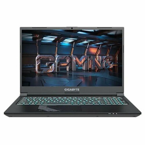 Ноутбук Gigabyte G5 Core i7 12650H 16Gb SSD512Gb NVIDIA GeForce RTX4050 6Gb 15.6 IPS FHD (1920x1080) Free DOS black WiFi BT Cam (MF5-G2KZ353SD)