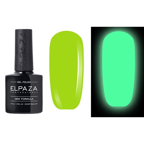 ELPAZA Гель-лак Glow in the Dark, 10 мл, 15 г, 02