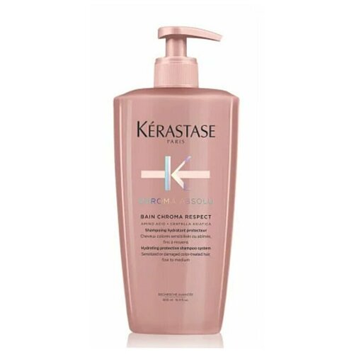 Kerastase Chroma Absolu Respect Bain Riche Насыщенный шампунь-ванна для окрашенных толстых волос, 500мл (Керастаз Хрома Абсолют Риш Респект)