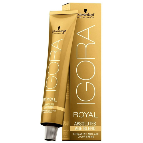 Schwarzkopf Professional Royal крем-краска Absolutes age blend, 7-460 средний русый бежевый шоколадный натуральный, 60 мл