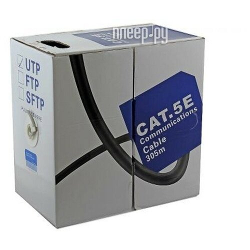 Сетевой кабель 5bites UTP / SOLID / 5E / CCA+CCS / PVC / 305M US5400-305S