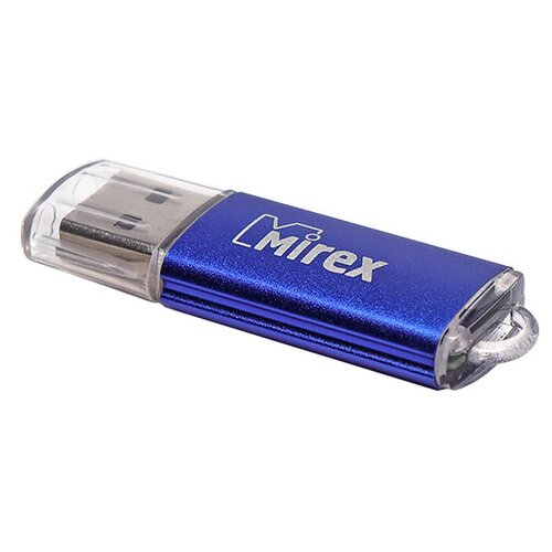 Флешка Mirex UNIT AQUA, 8 Гб, USB2.0, чт до 25 Мб/с, зап до 15 Мб/с, синяя