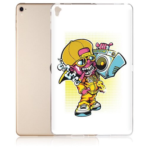 Чехол задняя-панель-накладка-бампер MyPads нарисованный парень с колонкой для iPad Pro 2 10.5 A1701/A1709/iPad Air 3 (2019) противоударный
