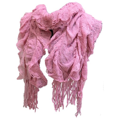 Шарф Crystel Eden,140х35 см, розовый