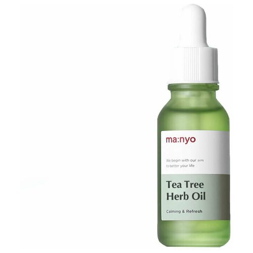 Manyo Factory Масляная сыворотка для лица, Tea Tree Herb Oil , средство от прыщей, корейская сыворотка для лица, корейская косметика