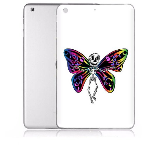 Чехол задняя-панель-накладка-бампер MyPads эффект бабочки для Apple iPad Air (2013)-A1474/A1475/A1476 противоударный