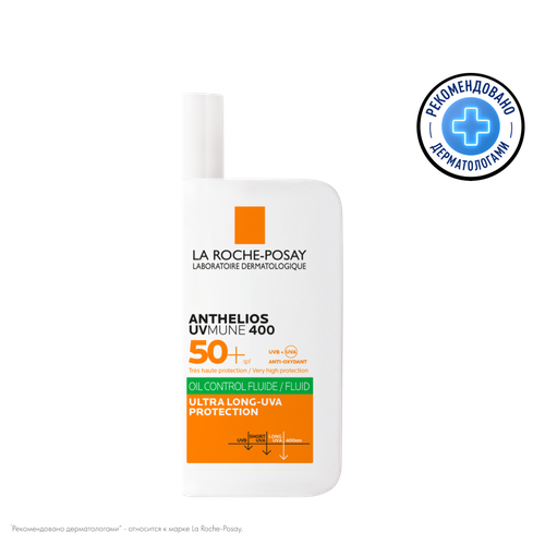 La Roche-Posay Anthelios UVMUNE 400 Солнцезащитный матирующий флюид для лица SPF50+/PPD42 50 мл 1 шт