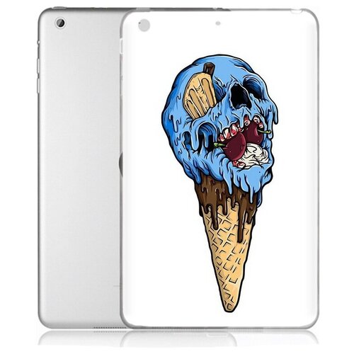 Чехол задняя-панель-накладка-бампер MyPads мороженное череп для Apple iPad 7 10.2 (2019)/Apple iPad 8 10.2 (2020)/Apple iPad 9 10.2 (2021)-A2197/A2200/A2198/A2270/A2428/A2429/A2430 противоударный