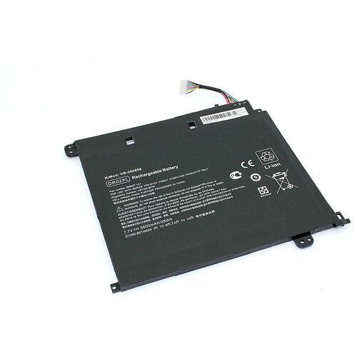 Аккумулятор (АКБ, аккумуляторная батарея) DR02XL для ноутбука HP ChromeBook 11 G5, 7.7В, 3600мАч, Li-Ion