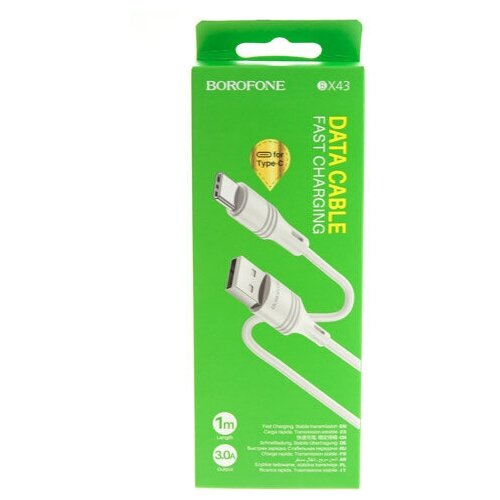 Data кабель USB Borofone BX43 Type-c, белый