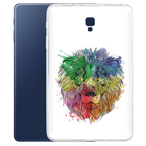 Чехол задняя-панель-накладка-бампер MyPads разноцветный гордый лев для Samsung Galaxy Tab A 10.5 SM-T590 (2018)/Samsung Galaxy Tab A 10.5 SM-T595 (2018) противоударный
