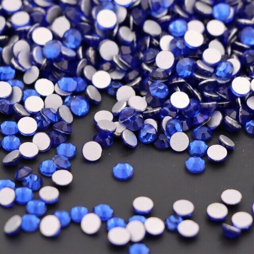 Стразы Sapphire, ss 20, цвет синий, холодная фиксация, стекло, 720 шт. в упаковке