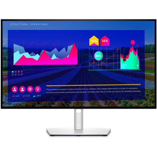 27" Монитор DELL U2722D, 2560x1440, 60 Гц, IPS, черный/серебристый