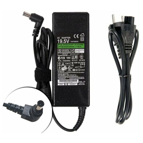 Для Sony VAIO VGN-SZ750N Зарядное устройство блок питания ноутбука, совместимый(Зарядка адаптер + сетевой кабель/ шнур)