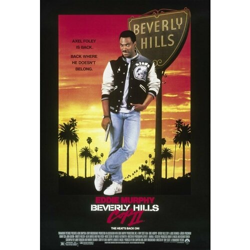 Плакат, постер на холсте Полицейский из Беверли-Хиллз 2 (Beverly Hills Cop II), Тони Скотт. Размер 21 х 30 см