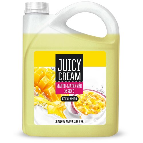 Juicy Cream Жидкое мыло Манго-Маракуйя микс, 4.8 кг