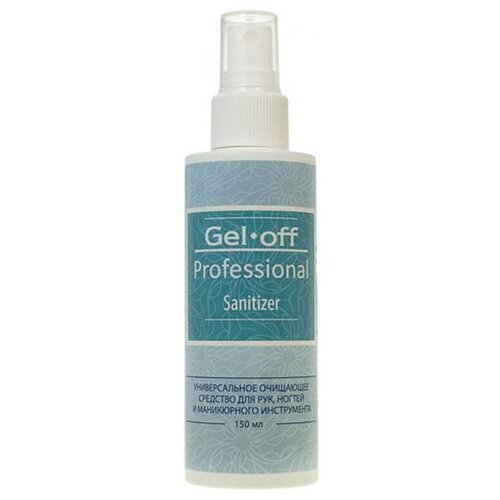 Gel-off Professional Sanitizer Средство для рук и ногтей с антибактериальным эффектом 150 мл
