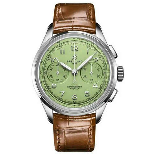 Наручные часы BREITLING Классика, зеленый, мультиколор