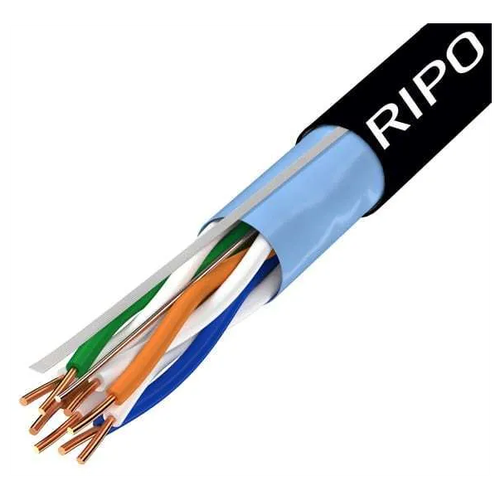 Премиум кабель витая пара для локальной сети LAN FTP4 CAT5E 24AWG Cu уличный Premium Fluke test (КСВППэ-5е 4*2*0.51) 100 метров 001-122087/100