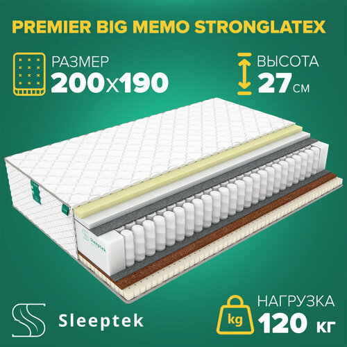 Матрас Sleeptek PremierBIG Memo StrongLatex 200х190