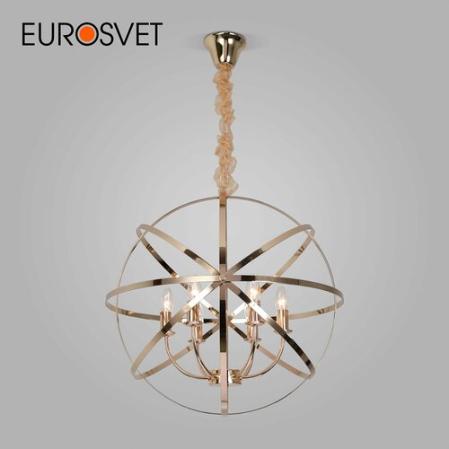 Люстра / Подвесной светильник Eurosvet Santi 60139/8, цвет золото