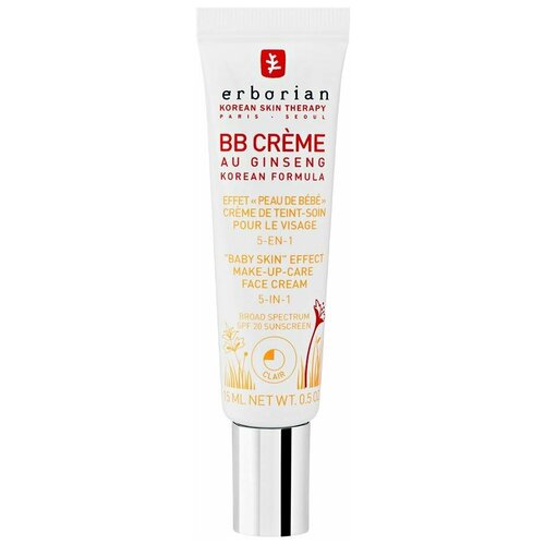 Erborian BB крем 5 в 1 Baby skin, SPF 20, 15 мл, оттенок: светлый