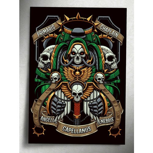 Постер: Орден Темных Ангелов (Вархаммер 40000, Warhammer), на А5