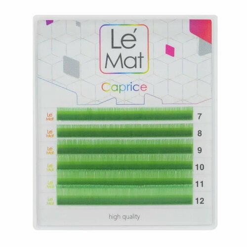 Ресницы Green Le Maitre "Caprice" 6 линий C+ 0.07 MIX 10-14 mm