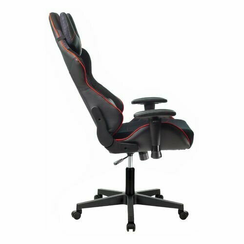 Кресло игровое A4TECH Bloody GC-400, на колесиках, ткань, черный/красный
