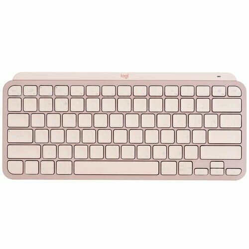 Клавиатура беспроводная Logitech MX Keys Mini 920-010515 , мембранная, клавиш - 79, Bluetooth, радиоканал, розовая