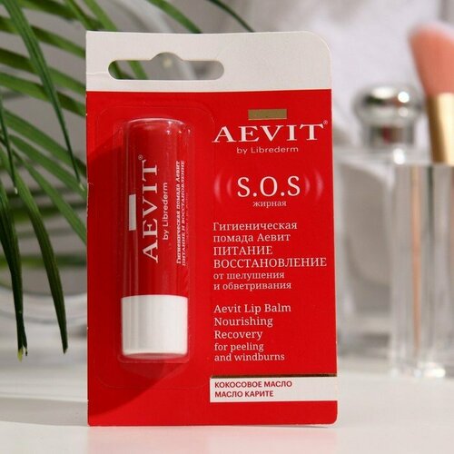 Гигиеническая помада Aevit By Librederm питание и восстановление, 4 г (комплект из 7 шт)