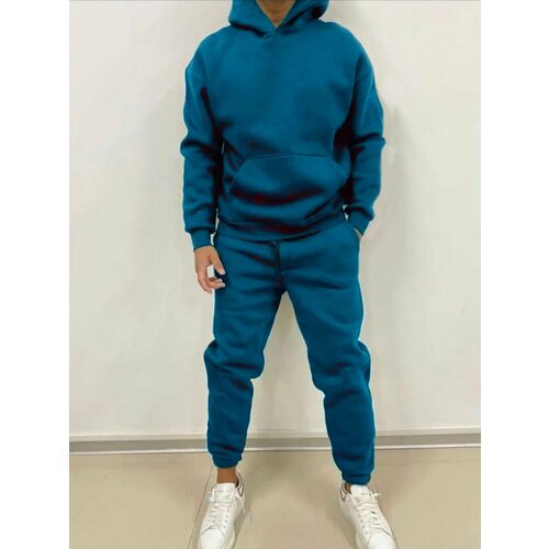 Спортивный костюм Jools Fashion, размер 48, синий