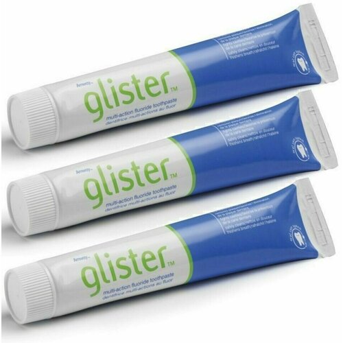 Amway Glister 3 шт/Многофункциональная зубная паста 150мл *3шт/ Амвей Глистер зубная паста набор