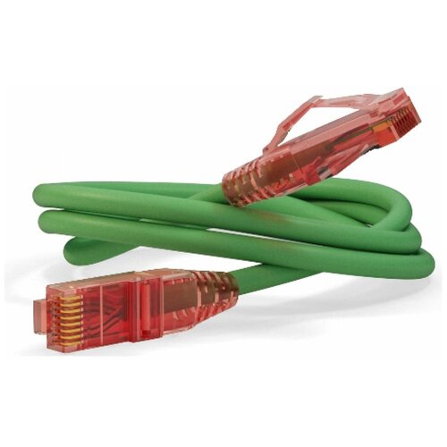 Кабель витая пара патч-корд Hyperline PC-LPM-UTP-RJ45-RJ45-C5e-0.15M-LSZH-GN 0.15m