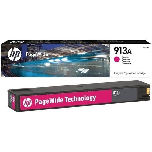 Картридж для струйного принтера HP 913A, пурпурный, PW Pro 352, 377, 477, 452, 577, 552 (F6T78AE)