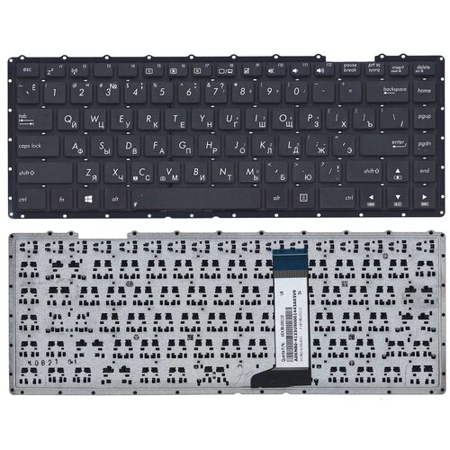 Клавиатура для ноутбука Asus F401E, русская, черная