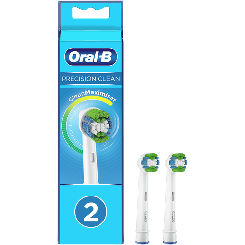 Набор насадок Oral-B Precision Clean CleanMaximiser для  ирригатора и электрической щетки, белый, 2 шт.