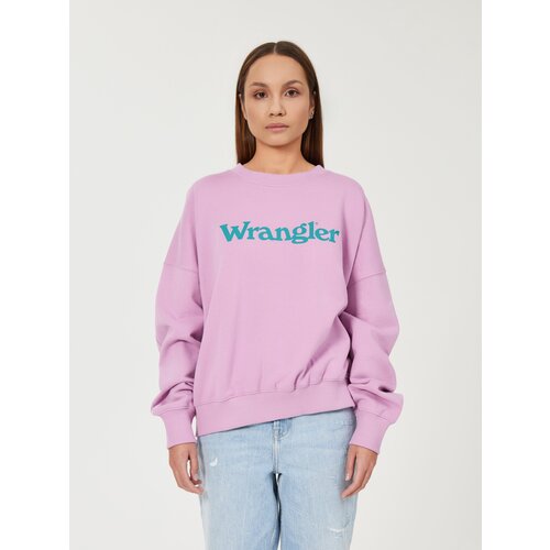 Лонгслив Wrangler, размер L, фиолетовый