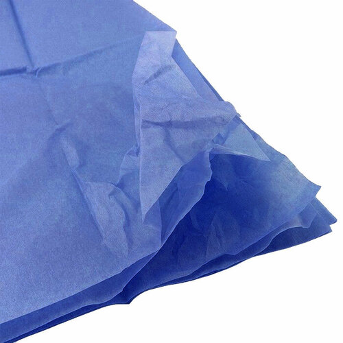 Бумага тишью 66*50 см, синяя 10 листов