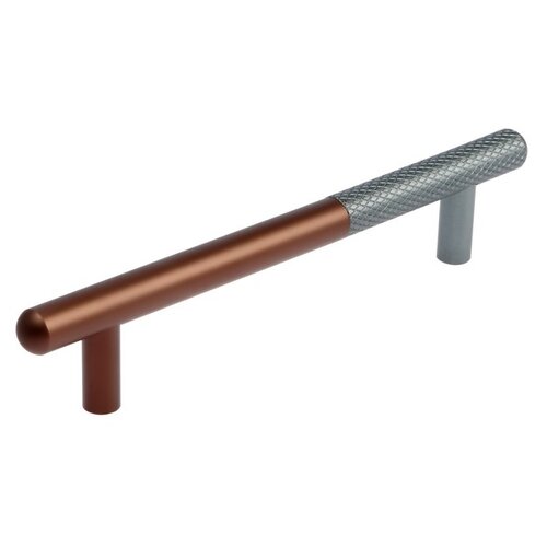 Ручка мебельная CAPPIO Ручка CAPPIO, установочный размер: 128 мм, длина: 17.8 см, серый/коричневый