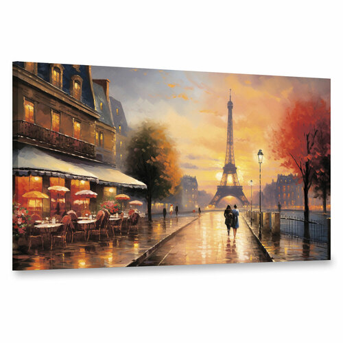 Интерьерная картина 100х60 "Парижская мечта"