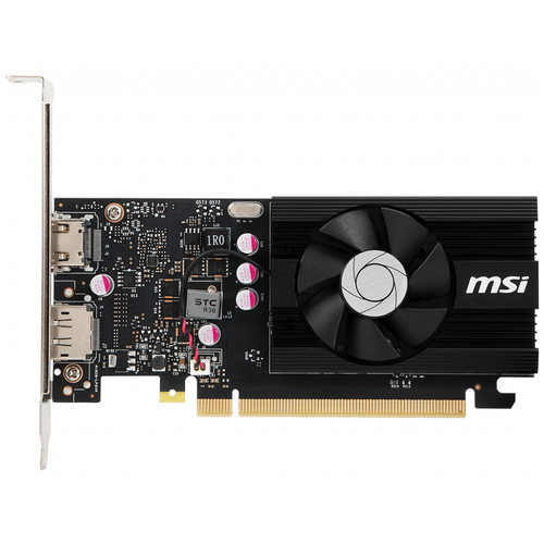 Видеокарта MSI GeForce GT 1030 2GD4 LP OC, Retail