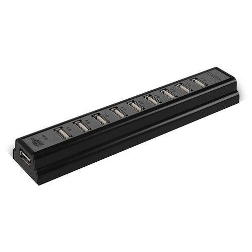 USB-концентратор  CBR CH 310, разъемов: 10, черный