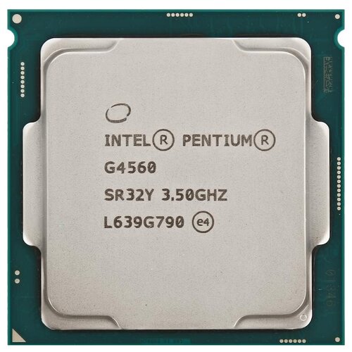 Процессор Intel Pentium G4560 LGA1151,  2 x 3500 МГц, OEM