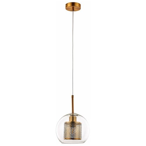 Люстра Arte Lamp Manchester A7620SP-1AB, E27, 60 Вт, кол-во ламп: 1 шт., цвет: бронза