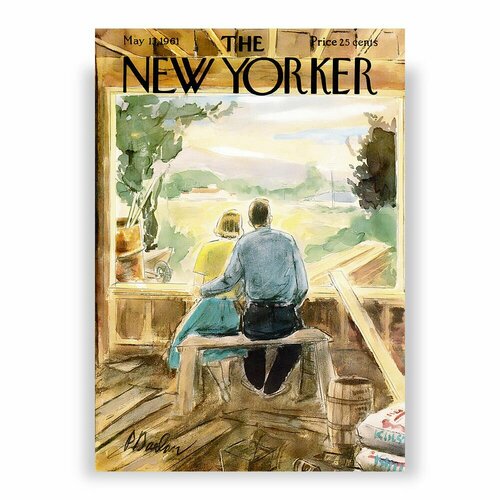 Обложка The New Yorker (Нью-Йоркер) от 13 марта 1961 года, 21 x 30 см в тубусе