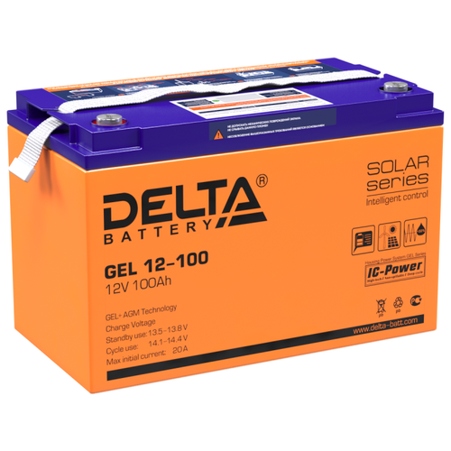Аккумуляторная батарея DELTA Battery GEL 12-100 12В 100 А·ч