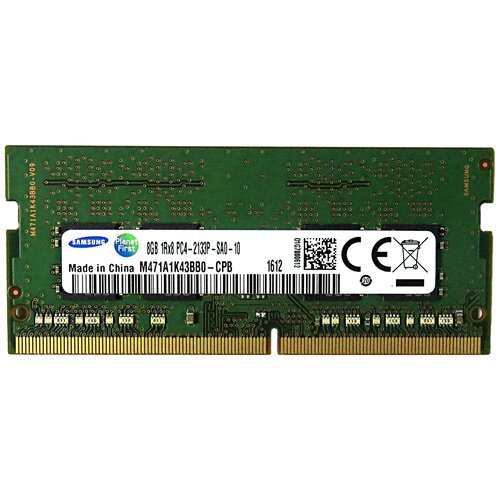 Оперативная память Samsung 8 ГБ DDR4 2133 МГц SODIMM CL15 M471A1K43BB0-CPB