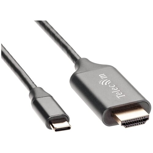 Кабель Telecom HDMI - USB Type-C (TCC008), 1.8 м, 1 шт., черный