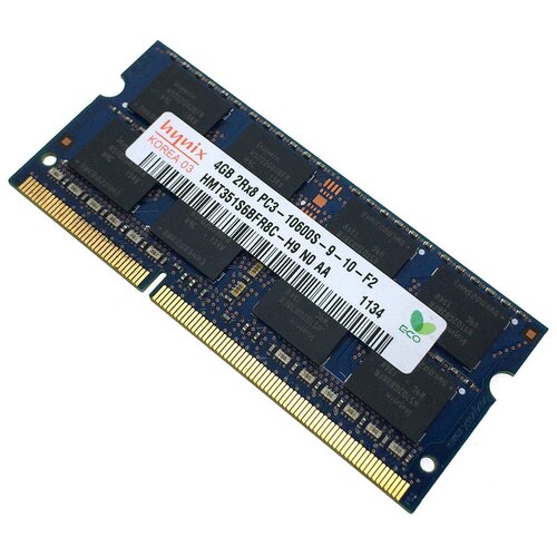 Оперативная память Hynix 4 ГБ DDR3 1333 МГц SODIMM CL9 HMT351S6BFR8C-H9